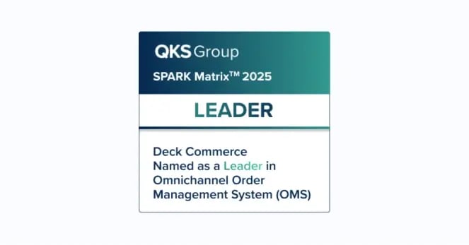 Deck Commerce Named Leader and Emerging Innovator in the 2025 OMS SPARK ...
